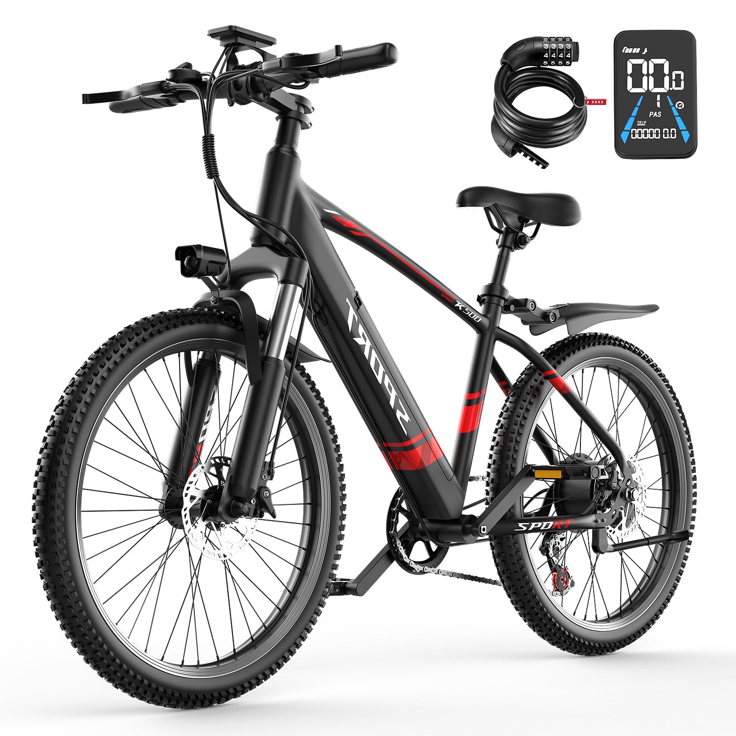 New G26 adult electric bicycle, 500W/750W motor, commuter mountain ele
